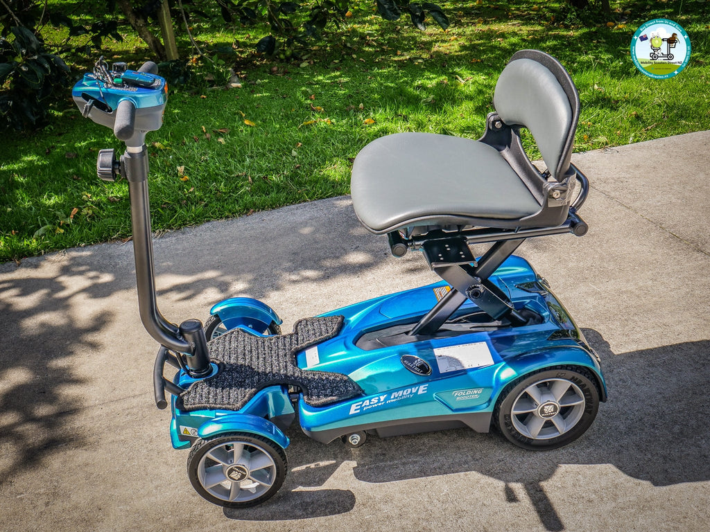 Heartway Easy Move S21F Folding Travel Scooter Blue