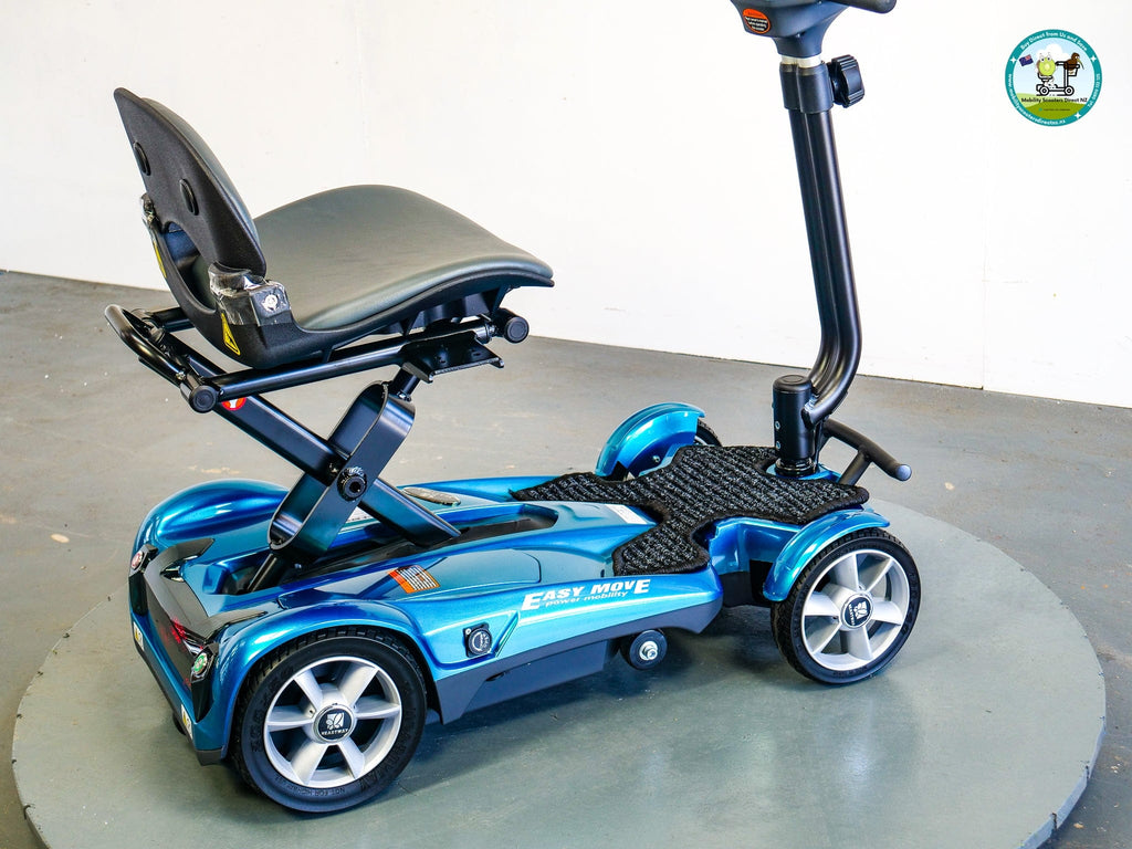Heartway Easy Move S21F Folding Travel Scooter Blue