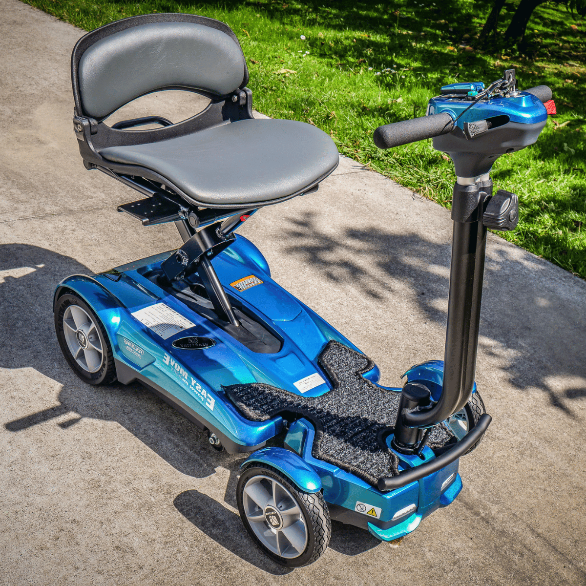 Heartway Easy Move S21F Folding Travel Scooter Blue
