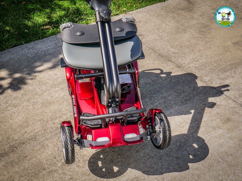 Heartway Easy Move S21F Folding Travel Scooters Red