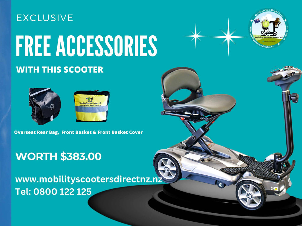 Heartway Easy Move S21F Folding Travel Scooter Titanium