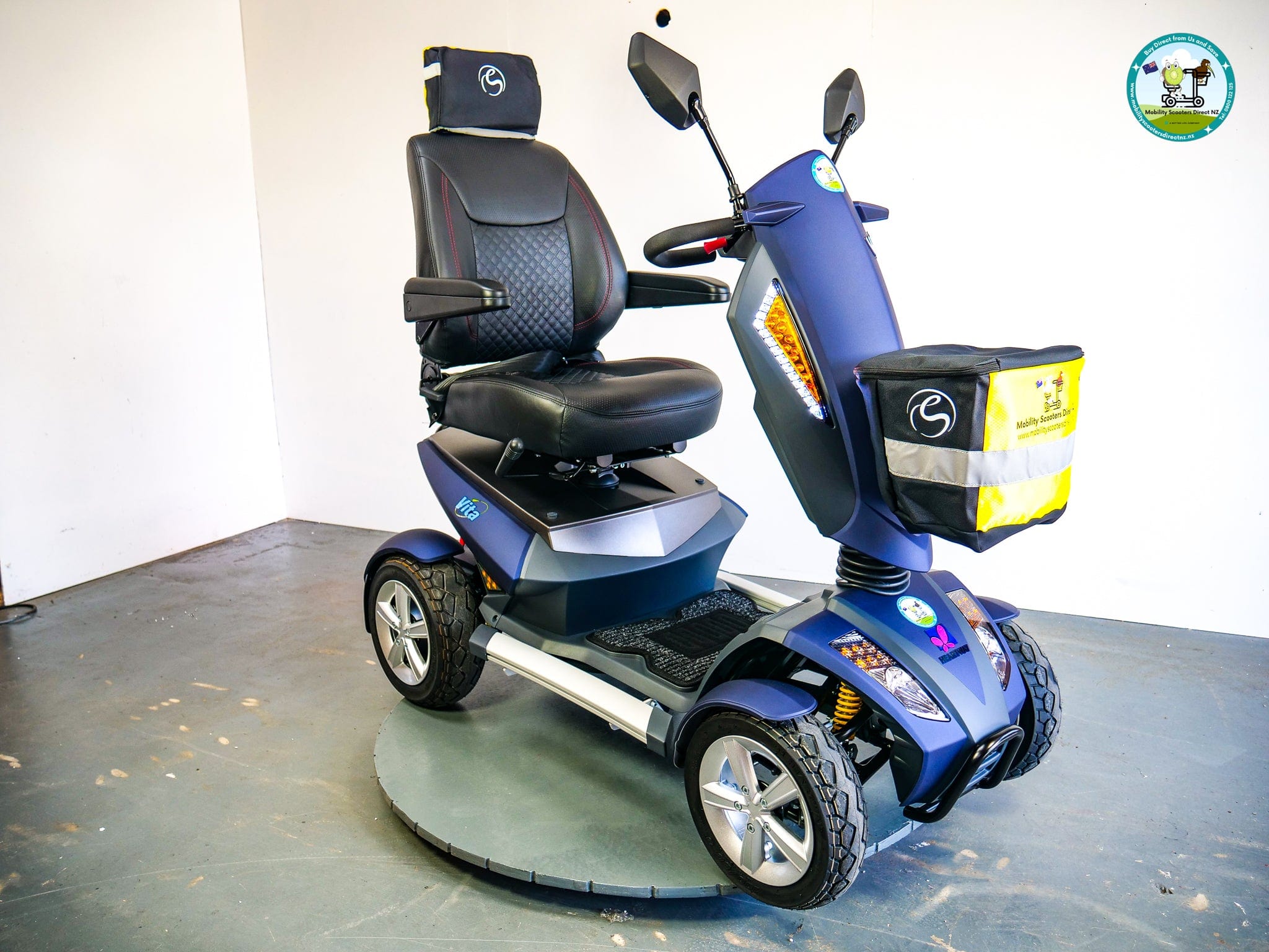 Heartway Vita S12 Urban Mobility Scooter Matt Blue