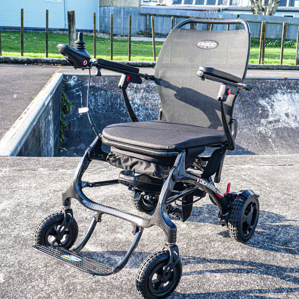 Pride I-Go Litestream Carbon Travel Folding Power Chairs