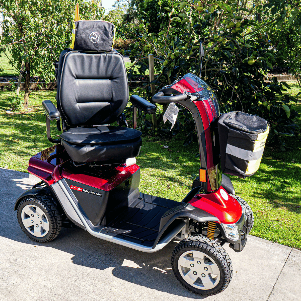 Ex-Demo Pride Pathfinder 140 XL Red Mobility Scooters